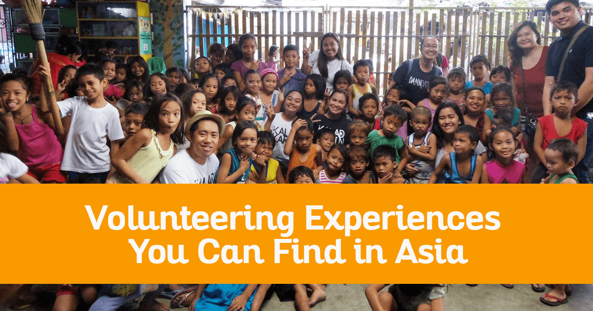 7 Types of Volunteering Experiences You Can Find in Asia