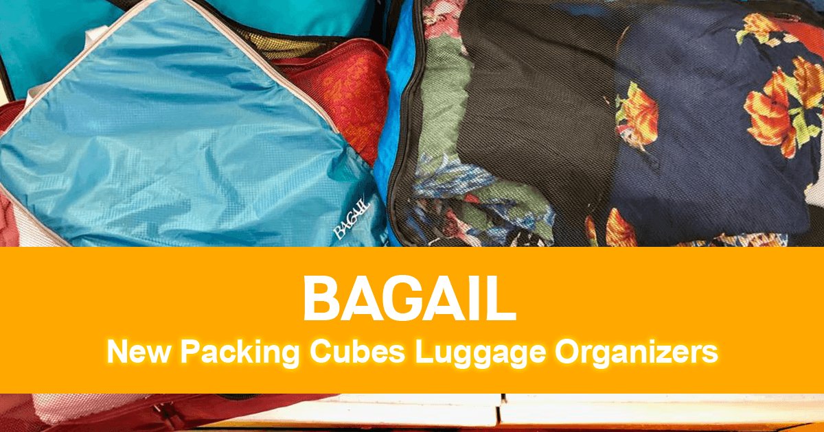 BAGAIL - Our New Packing Cubes Luggage Organizers and Why You Should ...