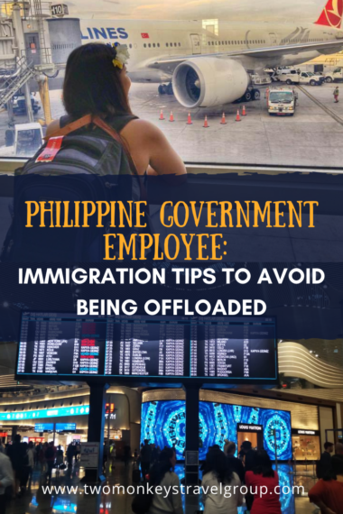 Philippine Government Employee: Immigration Tips to Avoid Being Offloaded